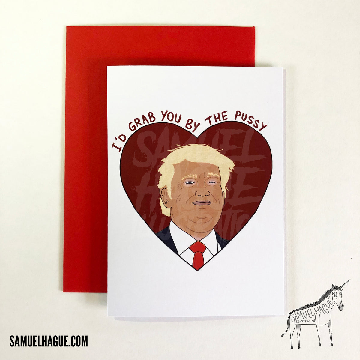 Donald Trump - Valentine's Day Card – Samuel Hague Illustration