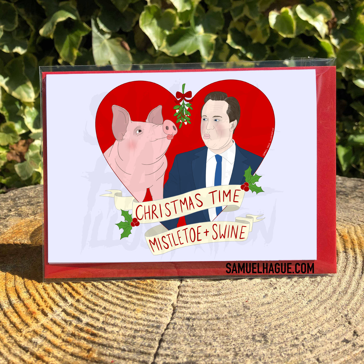 David Cameron / Piggate - Christmas Card – Samuel Hague Illustration